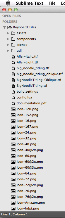 Keyboard Tiles Documentation Template