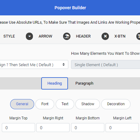 Popover Builder Responsive WordPress Plugin