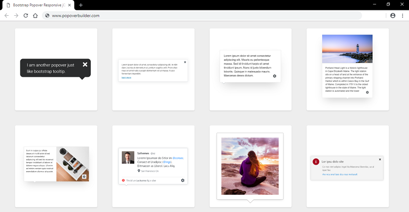 Popover Builder Responsive WordPress Plugin