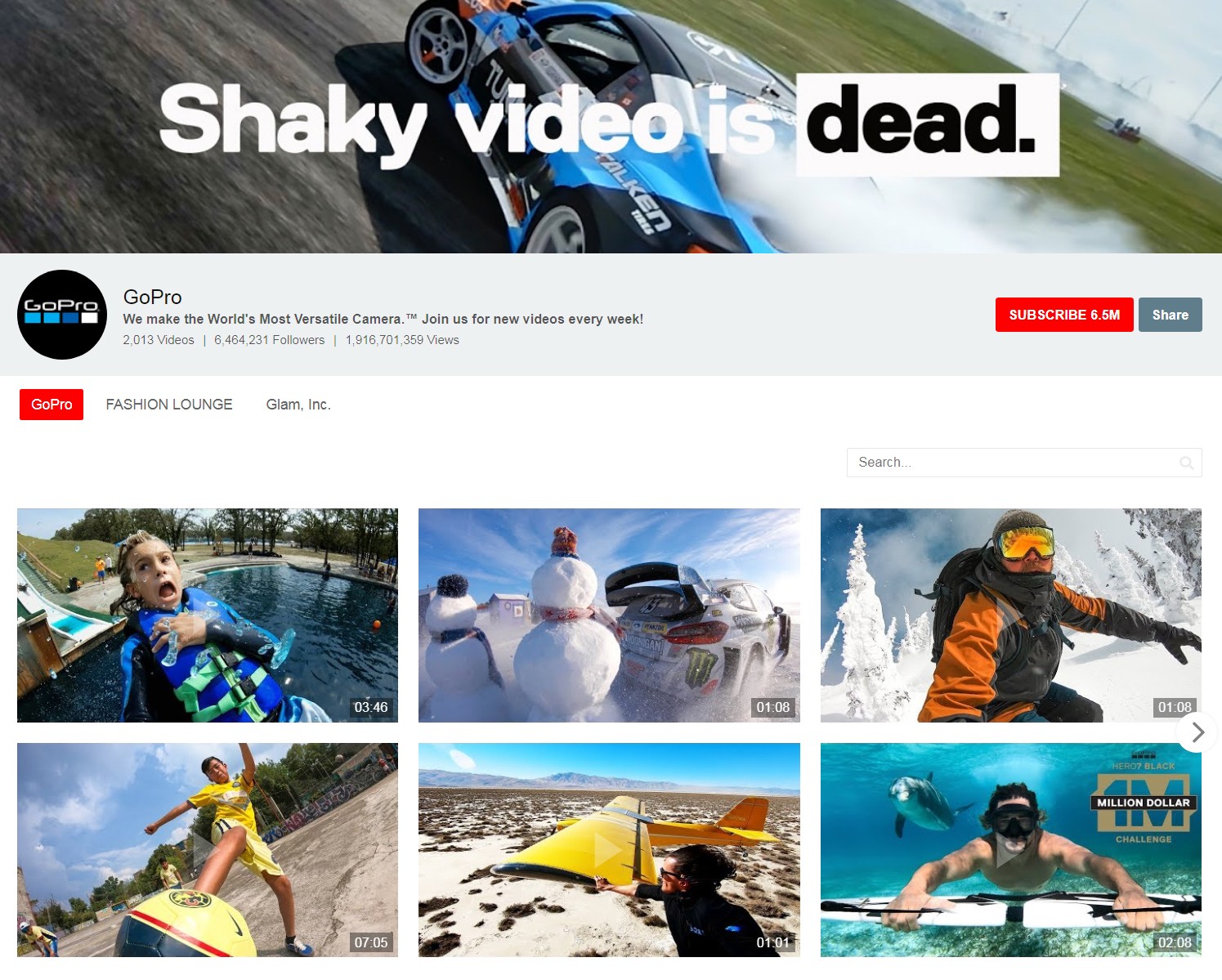 Youtube and Vimeo Gallery Portfolio
