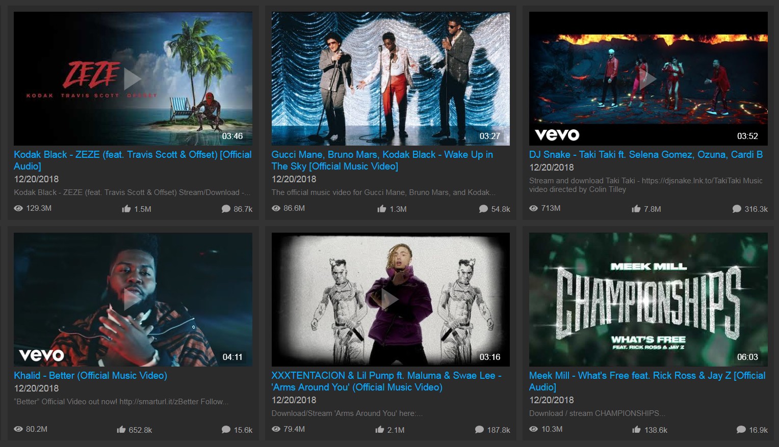 Youtube and Vimeo Gallery Portfolio